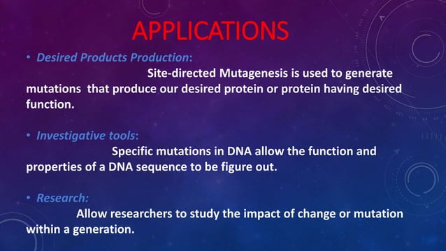 SITE-DIRECTED MUTAGENESIS.pptx