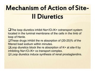 Site ii Diuretics | PPTX