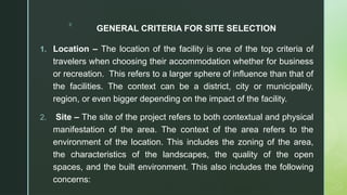 SITE-SELECTION-LECTURE-ARCHITECTUREEEEEEEpdf | PDF