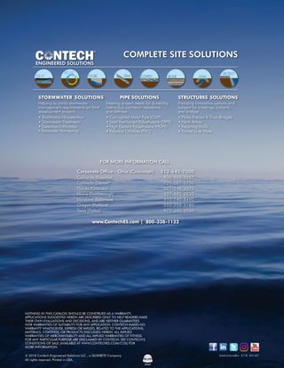Site Solutions by Contech | PDF