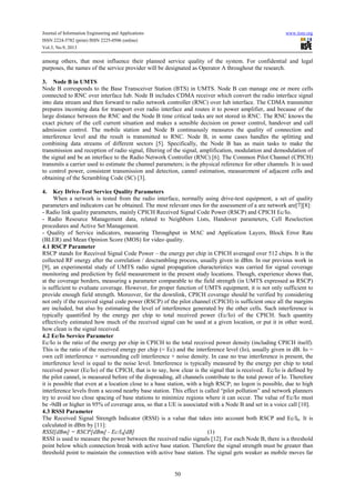 Site specific assessment of node b using key service quality indicators over 3 g-umts networks ...
