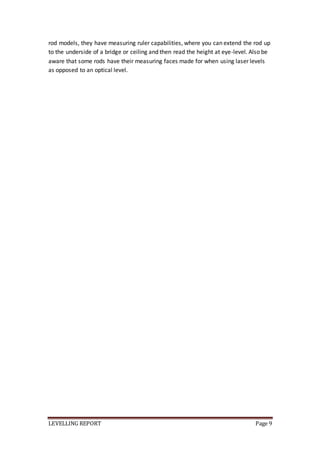 Site surveying-Leveling | DOCX