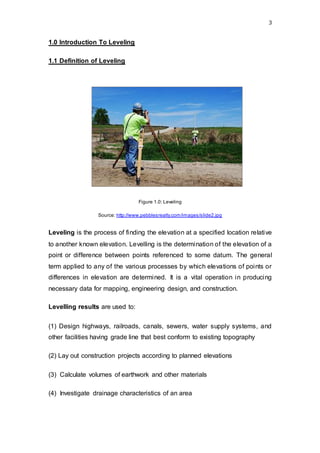 Site surveying-report-leveling | DOCX | Physics | Science