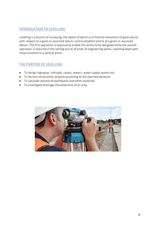 Site surveying-report-leveling | PDF