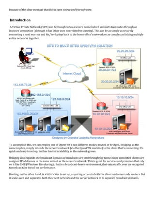 Site to-multi site open vpn solution with mysql db | PDF