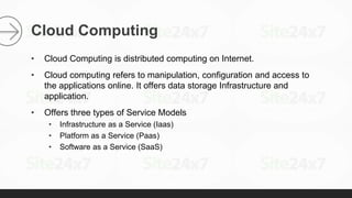 [Webinar] AWS Monitoring with Site24x7 | PPT