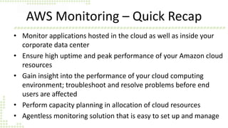 Site24x7 Cloud Monitoring | PPTX