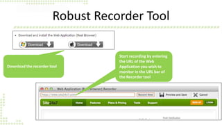 [Old] Site24x7 Real Browser Monitoring | PPT