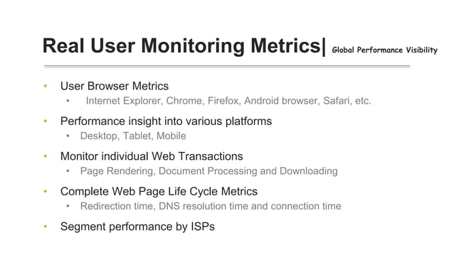 Real User Monitoring (RUM) | PPT