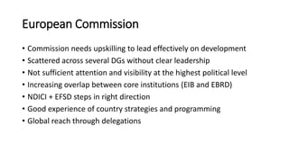 Implications for European Development finance Architecture | PPT