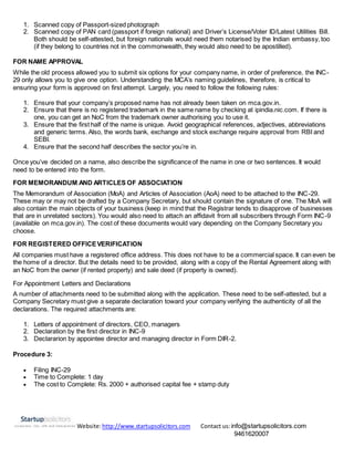 STARTING BUSINESS IN INDIA STEP BY STEP GUIDE | DOCX