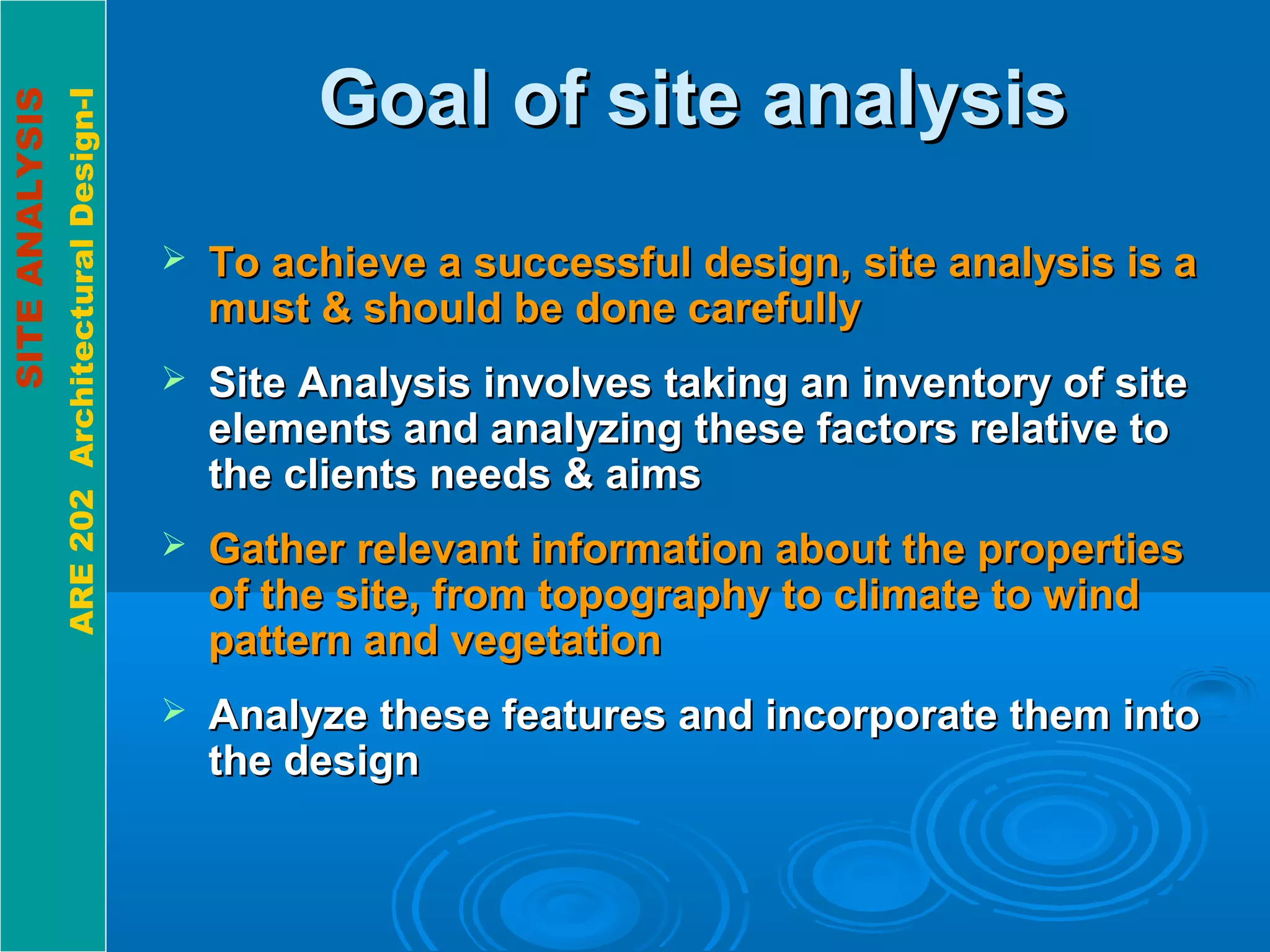 Site analysis-example | PPT