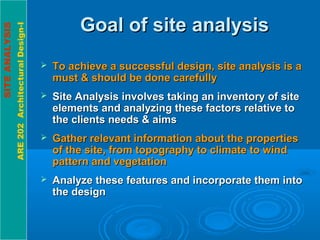 Site analysis-example | PPT
