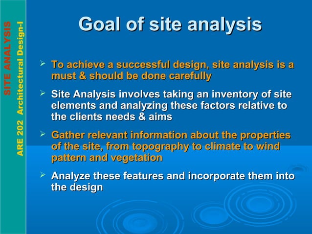 Site analysis-example | PPT