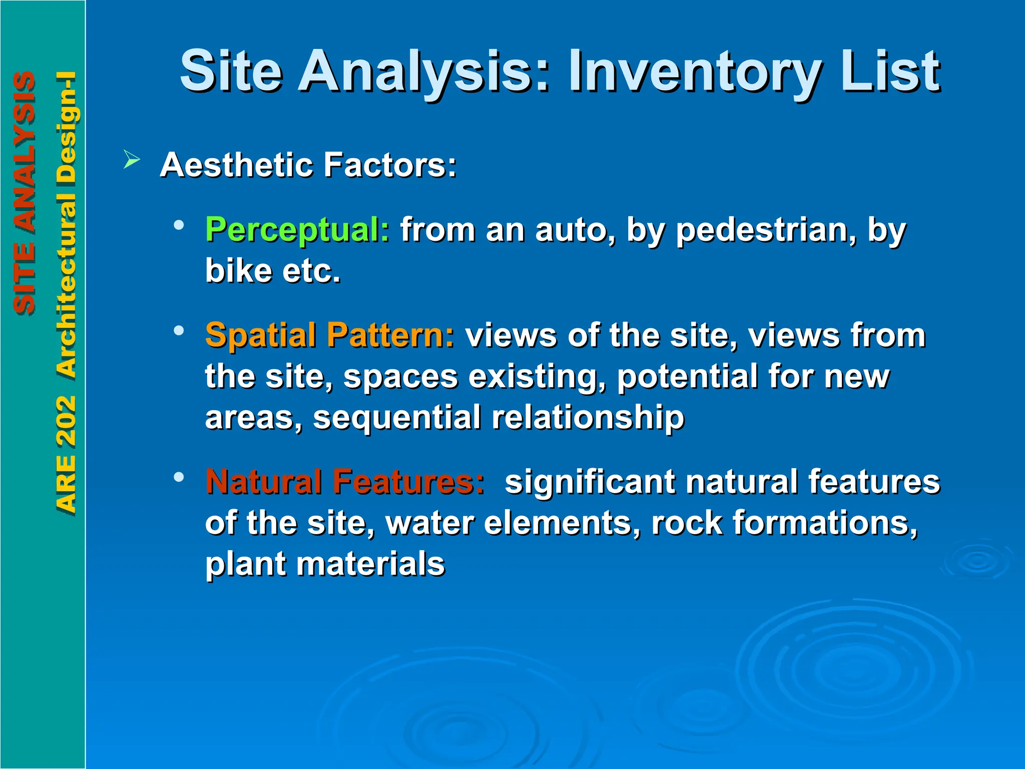 Site_Analysis_Example.ppt for the design | PPT