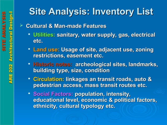 Site_Analysis_Example.ppt for the design | PPT