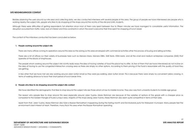 SITE ANALYSIS REPORT | PDF