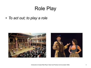 Sitearm - Introduction to Avatar Role Play | PPT