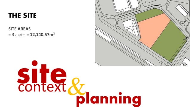 ARCHITECTURAL STUDY: Site Context & Planning | PPTX | 3-D Graphics ...