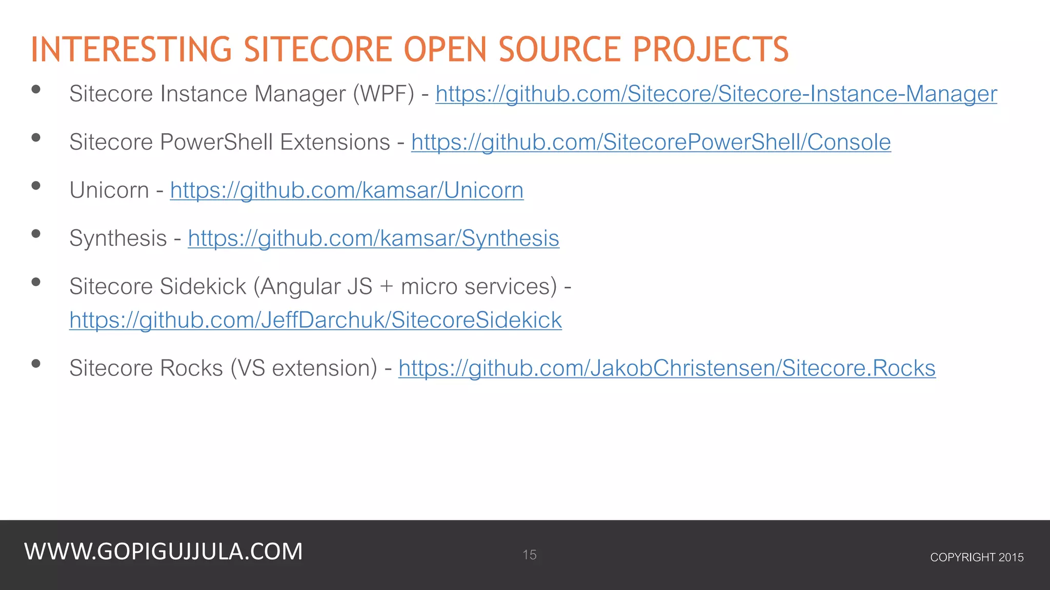 Sitecore code review checklist | PPT