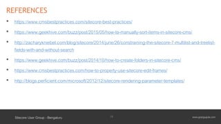 Sitecore enhancing content author experience | PPT