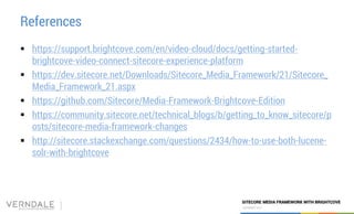 Sitecore media framework wtih Brightcove - Part 2 | PPTX