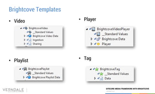 Sitecore media framework wtih Brightcove - Part 2 | PPTX
