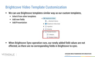 Sitecore media framework wtih Brightcove - Part 2 | PPTX