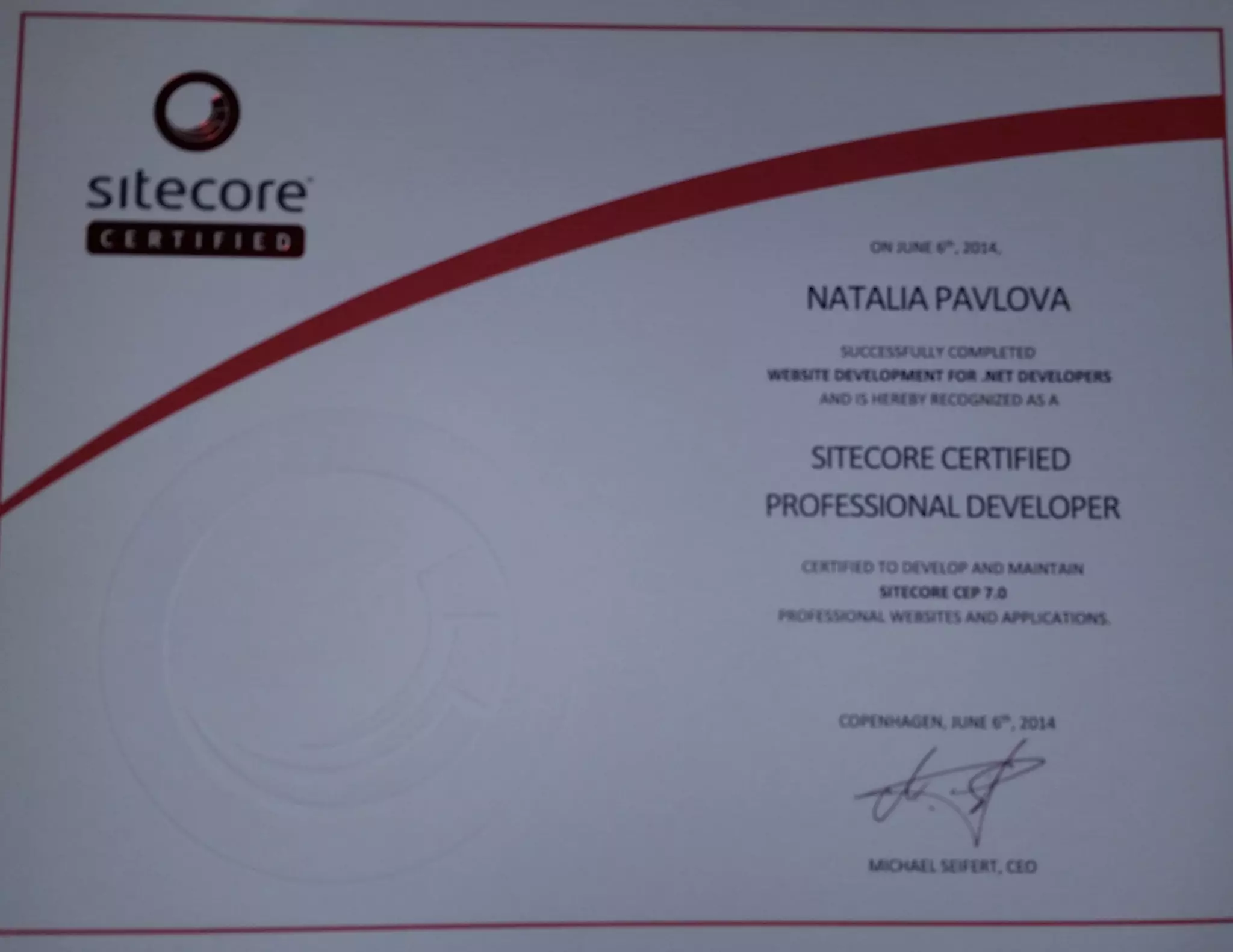 Sitecore certified professional developer | PPT