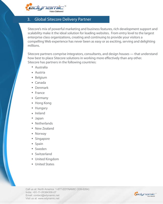Sitecore CMS for Multi-site implementation | PDF