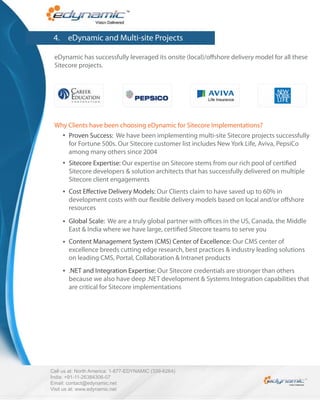 Sitecore CMS for Multi-site implementation | PDF