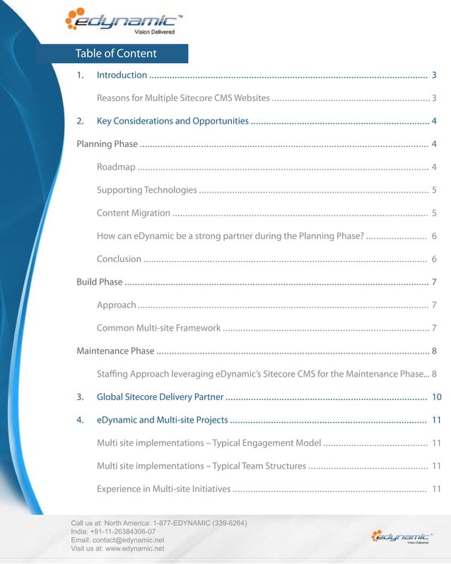 Sitecore CMS for Multi-site implementation | PDF