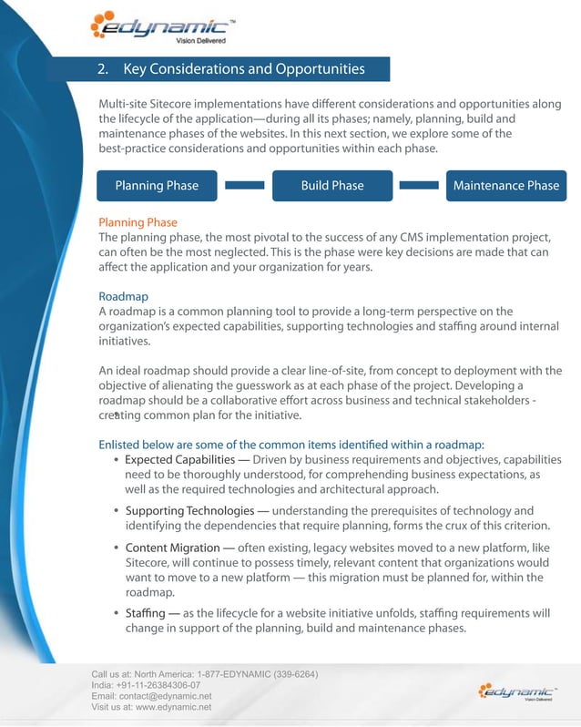 Sitecore CMS for Multi-site implementation | PDF