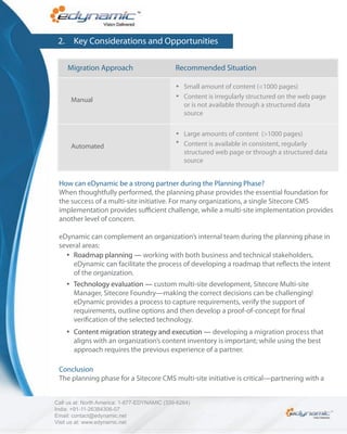 Sitecore CMS for Multi-site implementation | PDF