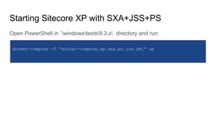 Sitecore Docker XM&XP 9.2.0/9.3.0 SXA+JSS+PS | PPT