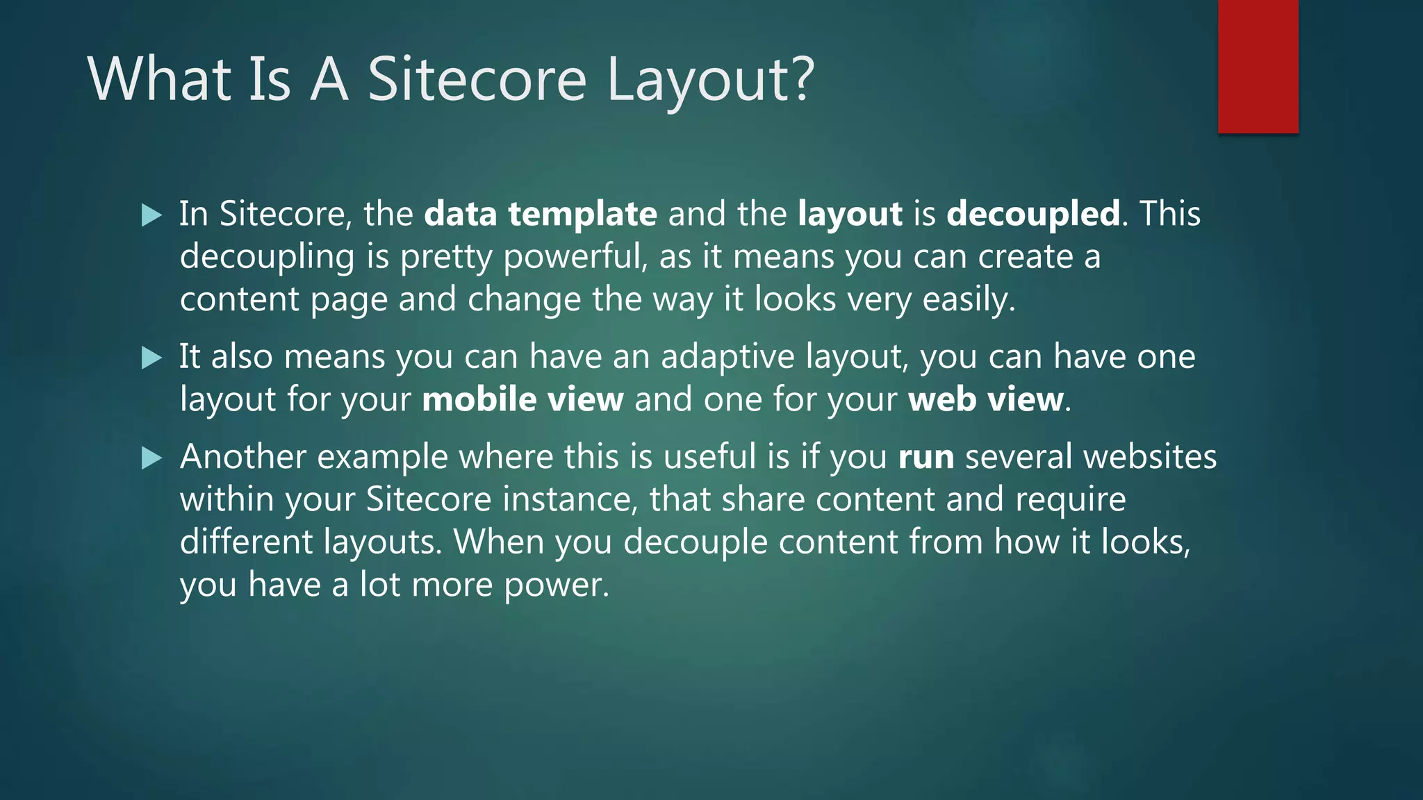 Sitecore KT for Layout | PPTX