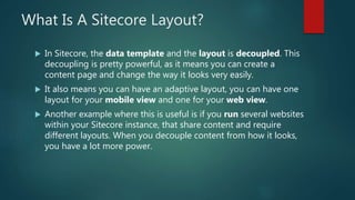 Sitecore KT for Layout | PPTX