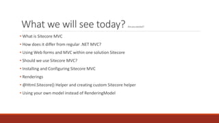 Sitecore mvc | PPT