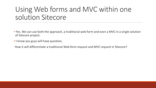 Sitecore mvc | PPT