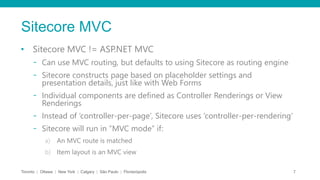 Sitecore MVC: What it is and why it's important | PPTX | Web Design and HTML | Internet