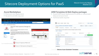 How to automate Sitecore deployment to Azure | PPTX | Cloud Computing | Internet
