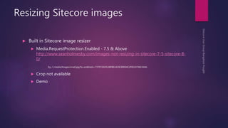Sitecore responsive website imagery support | PPTX