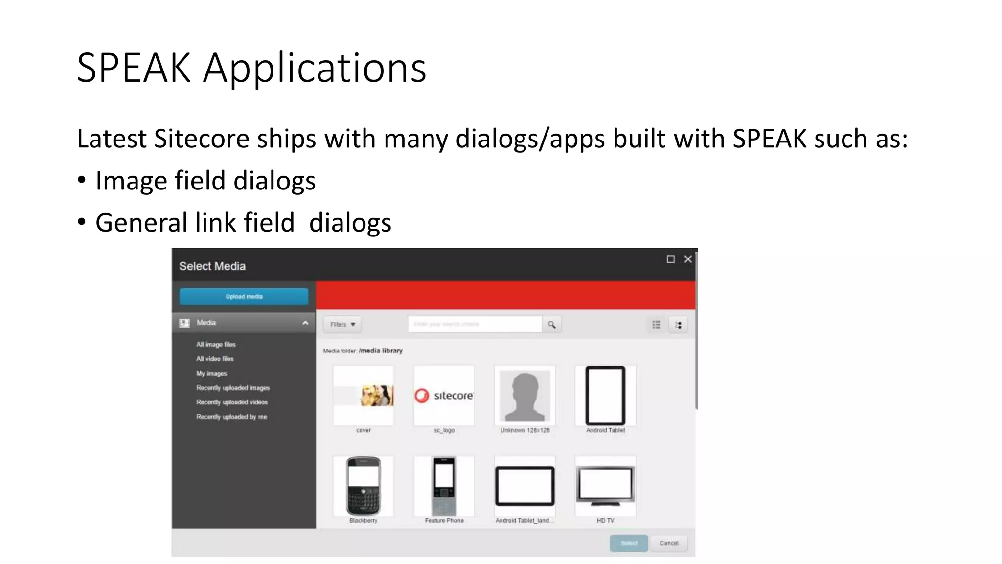 Sitecore Speak Introduction Pptx