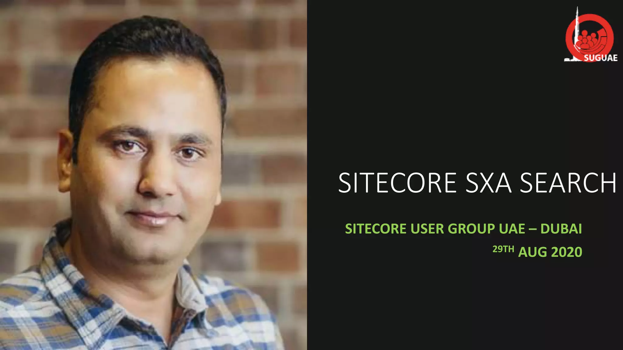 Siteocre Sxa and Solr - Sitecore User Group UAE Dubai- Jitendra Soni | PPT