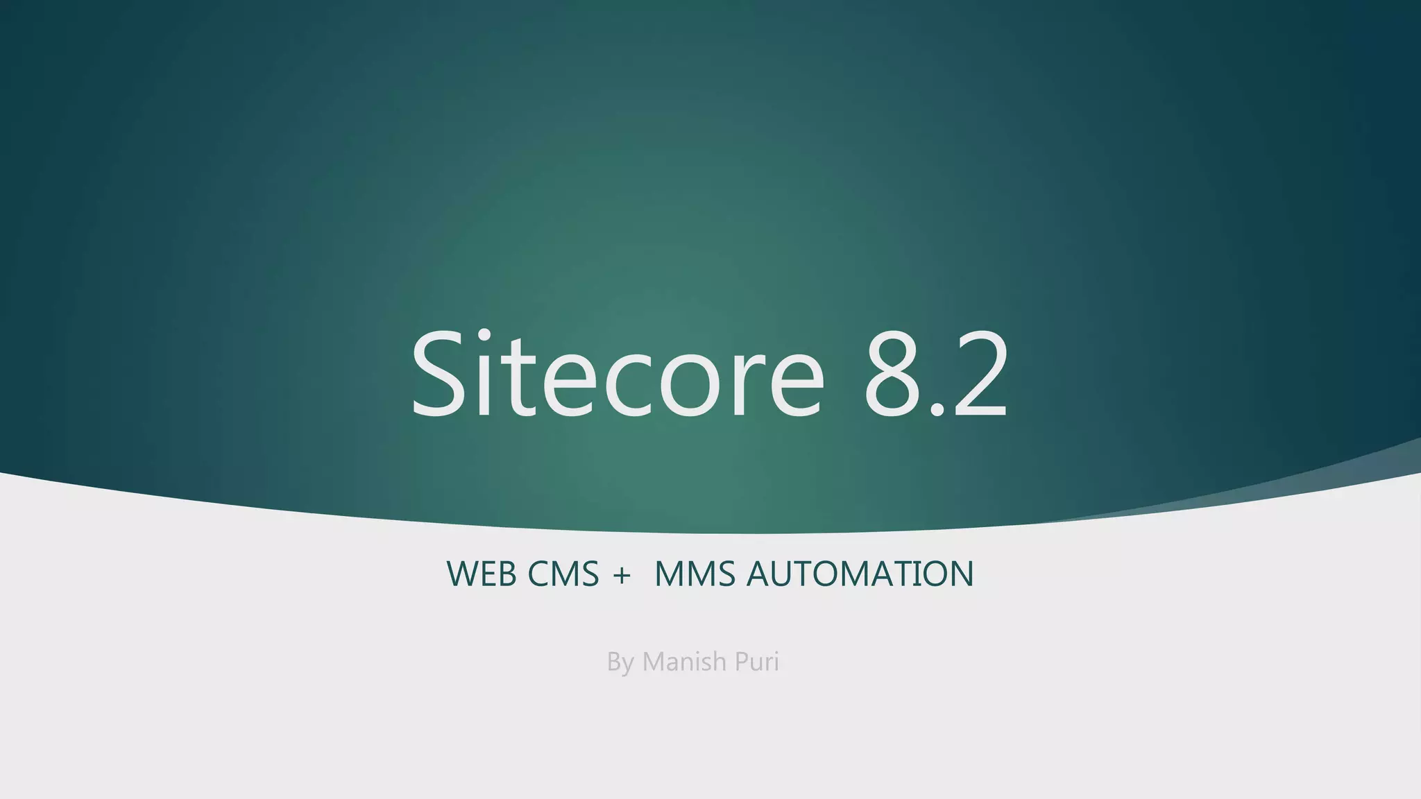 Sitecore Knowledge Transfer 2018 (Template) day-2 | PPT