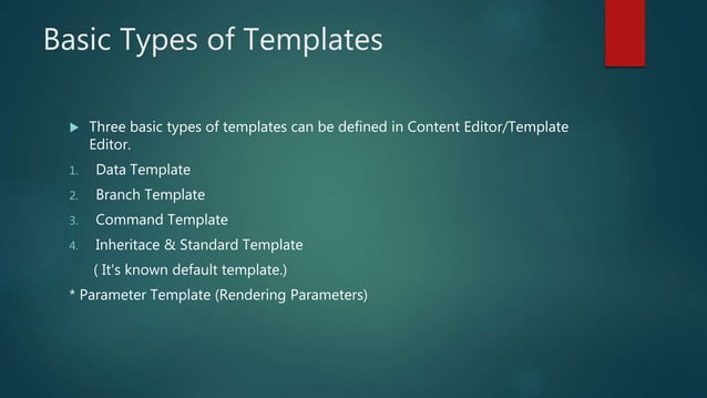 Sitecore Knowledge Transfer 2018 (Template) day-2 | PPT Sitecore Knowledge Transfer 2018 (Template) day-2 | PPT