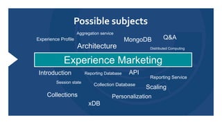 Sitecore 7.5 xDB oh(No)SQL - Where is the data at? | PPT