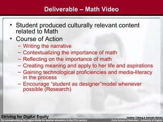 Striving for Digital Equity: Re-conceptualizing the digital divide for ...