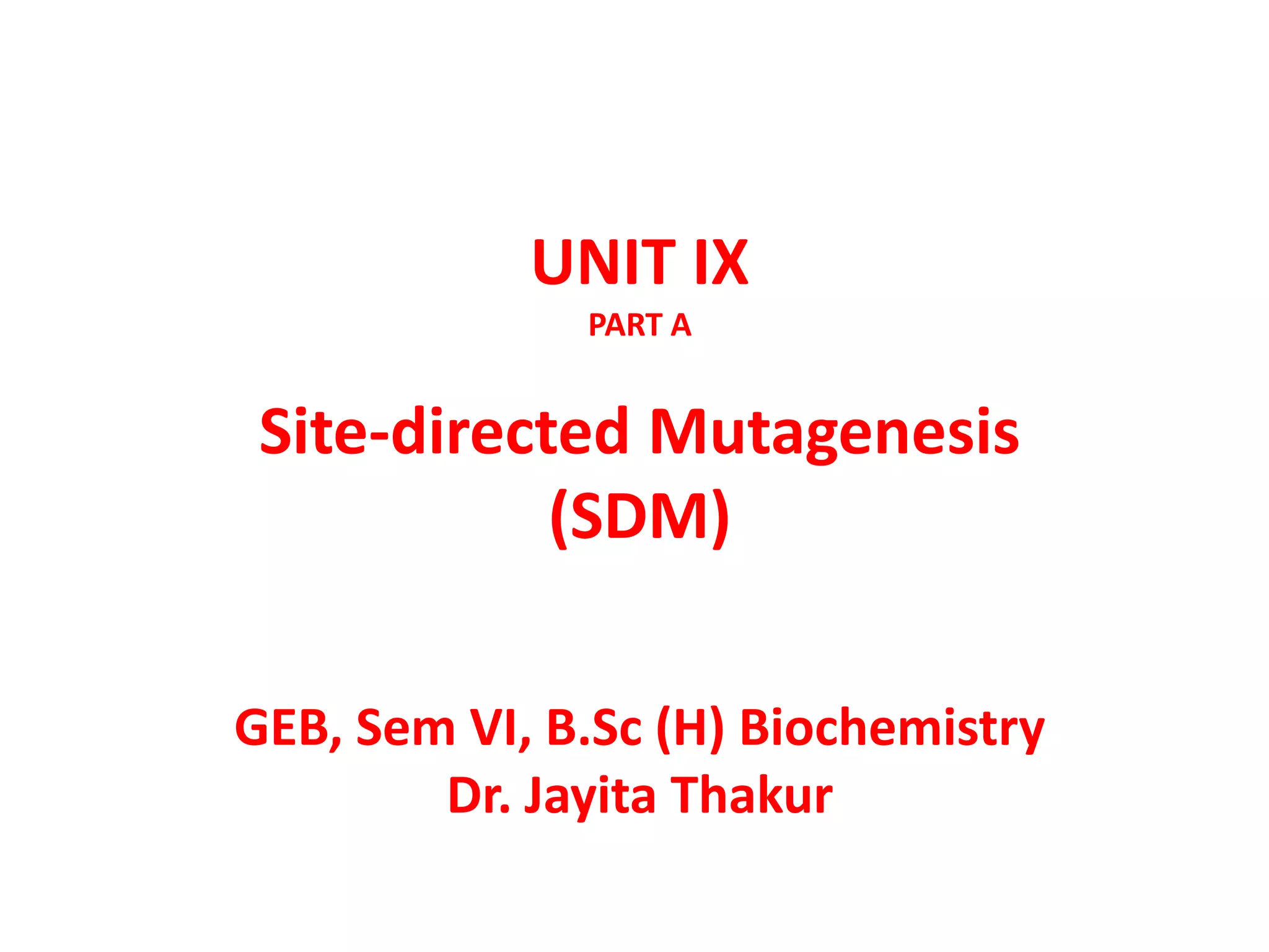 Site Directed Mutagenesis.pdf