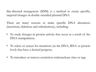 Site Directed Mutagenesis.pdf